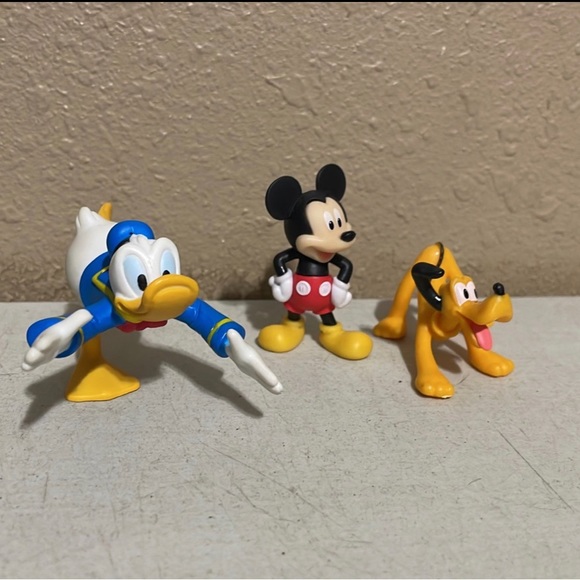 Disney | Toys | Disney Mickey Mouse Pluto Toy Lot 3 Greenbrier Figure ...